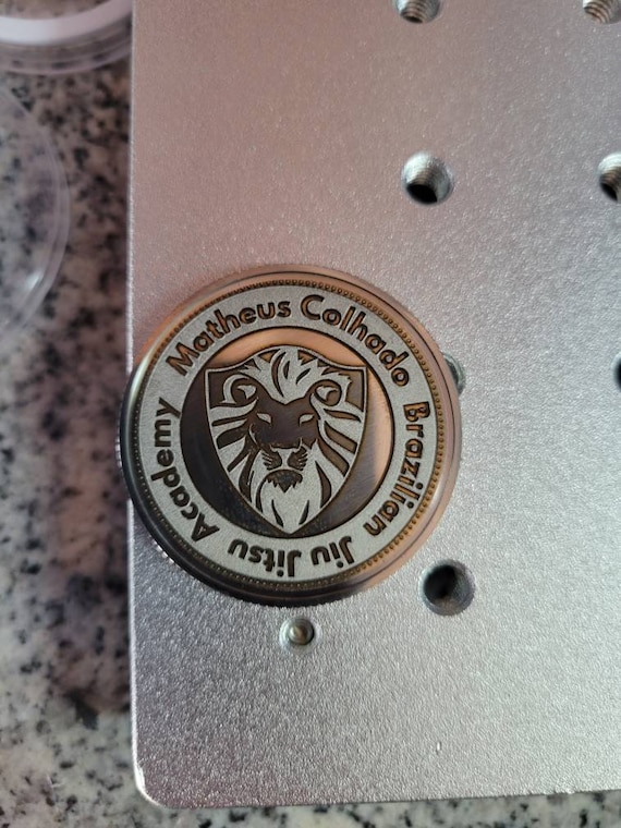 Custom Made Challenge Coin in Stainless Steel or Brass | Etsy