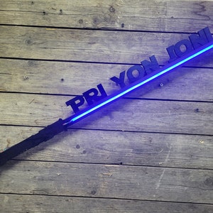 Lightsaber Sign With Custom Name & Neon Light Star Wars Darth Vader Obi ...