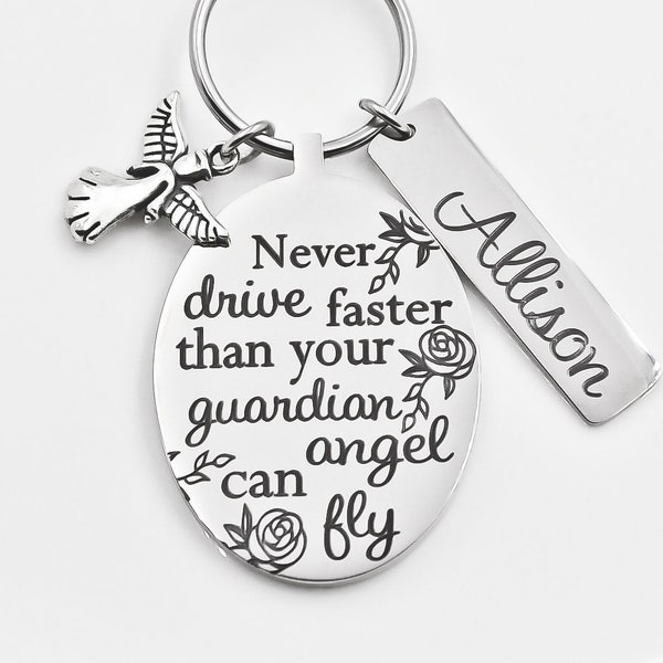 Never Drive Faster Than Your Guardian Angel Can Fly - Etsy