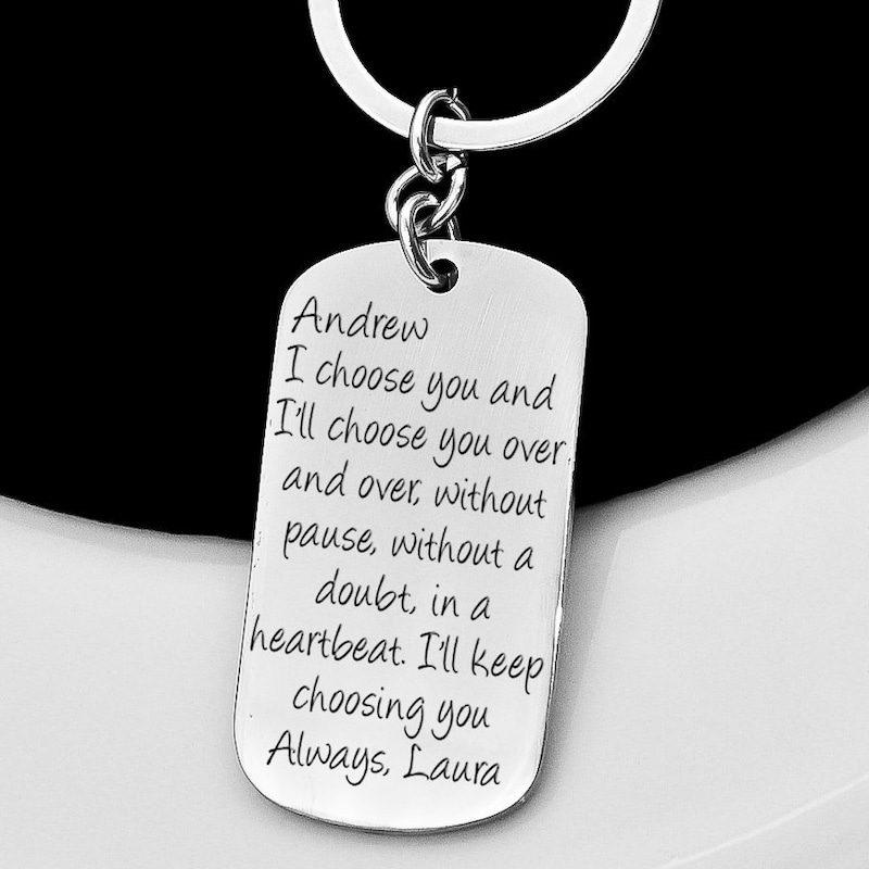 Husband Keychain - Etsy