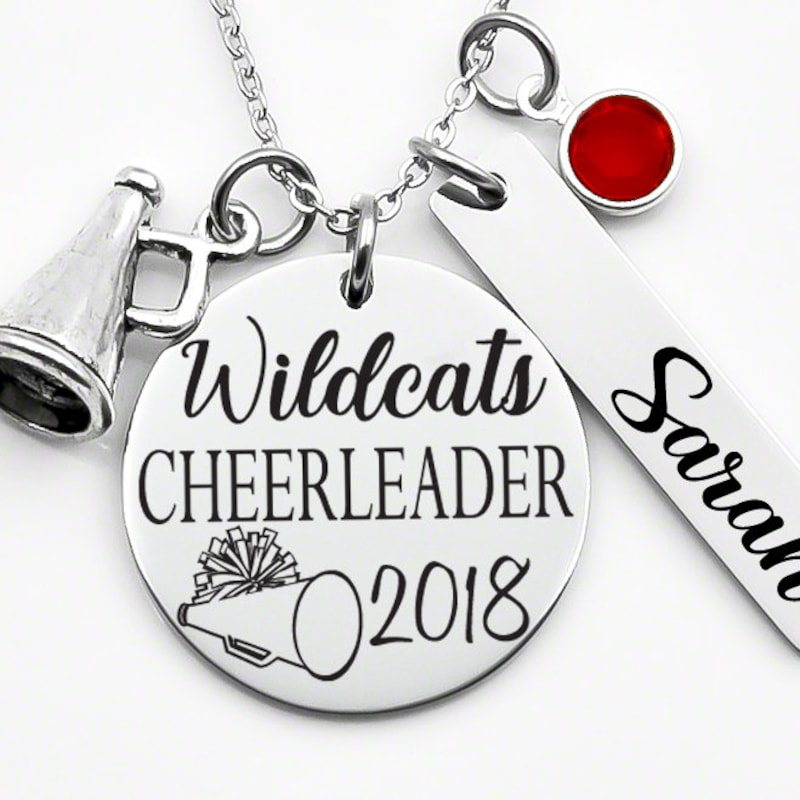 Cheerleader Necklace - Etsy