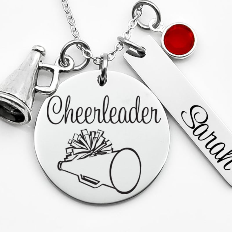 Cheerleader Necklace - Etsy