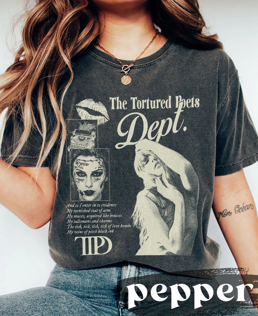 Vintage Y2K the Tortured Poets Department Comfort Colors Shirt, TS New ...