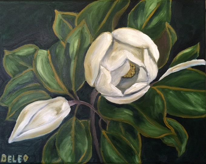 Magnolia Flower Still Life - Etsy