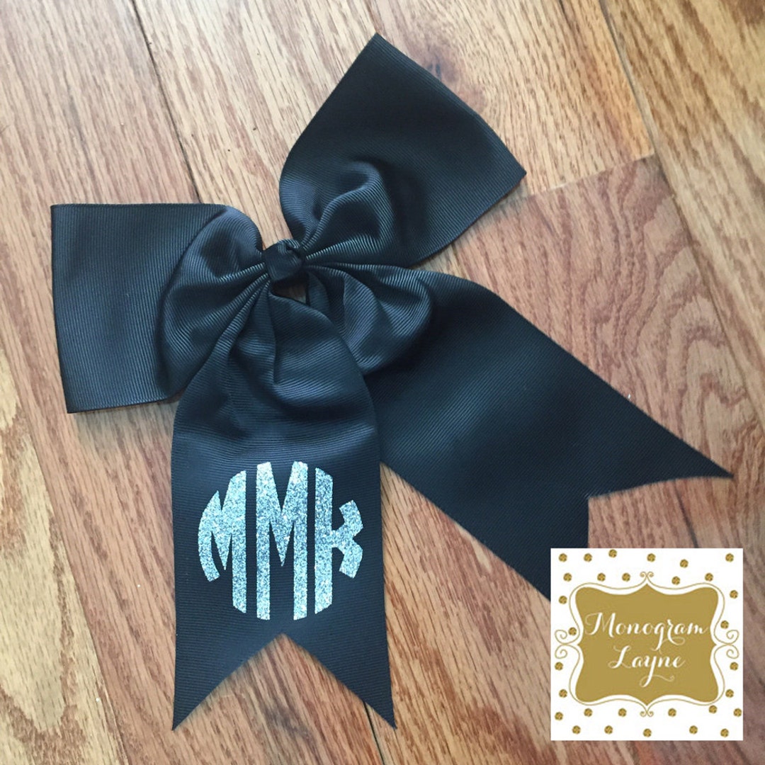 Monogram Hair Bow - Monogram Cheer Bow - Monogram Bow - Monogram Large ...