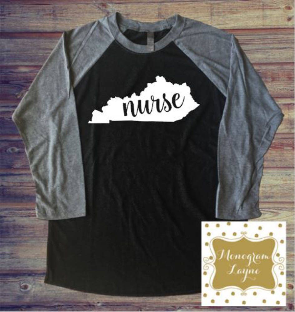 Nurse Shirt - Kentucky Nurse Shirt - State Nurse Shirt - KY Shirt ...