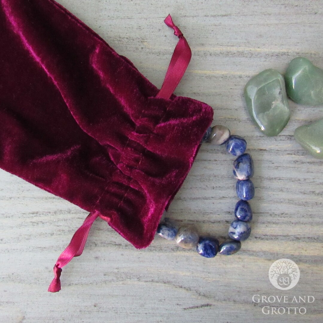 Small Velvet Bag 4x6 Inches Wine - Etsy