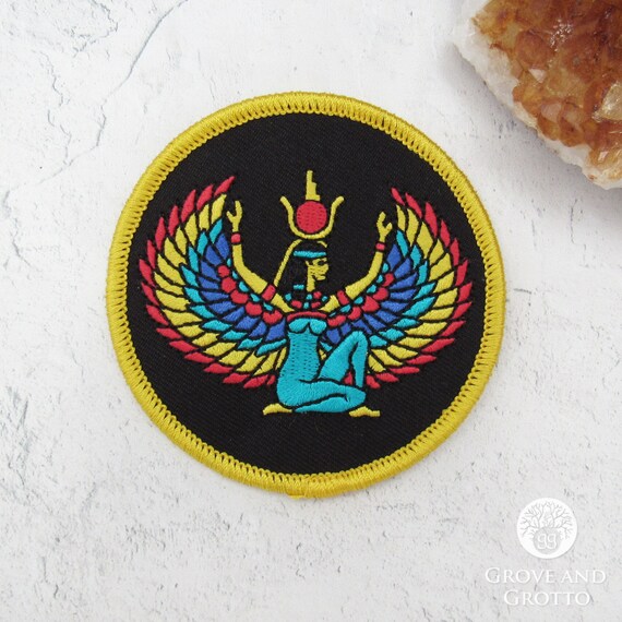 Goddess Isis Embroidered Patch - Etsy
