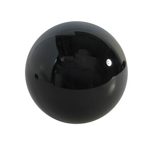 Black Crystal Ball With Stand 50mm - Etsy