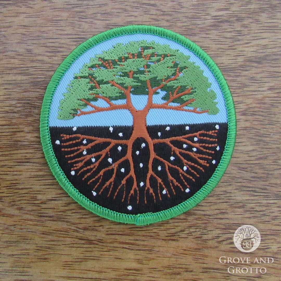 Tree of Life Embroidered Patch - Etsy