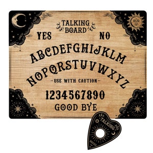 Classic Spirit Board With Planchette - Etsy