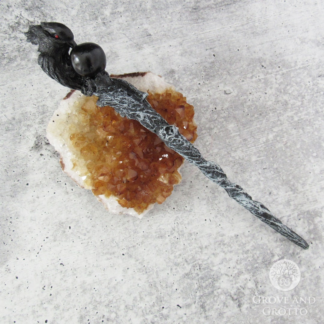 Crow Magical Wand - Etsy