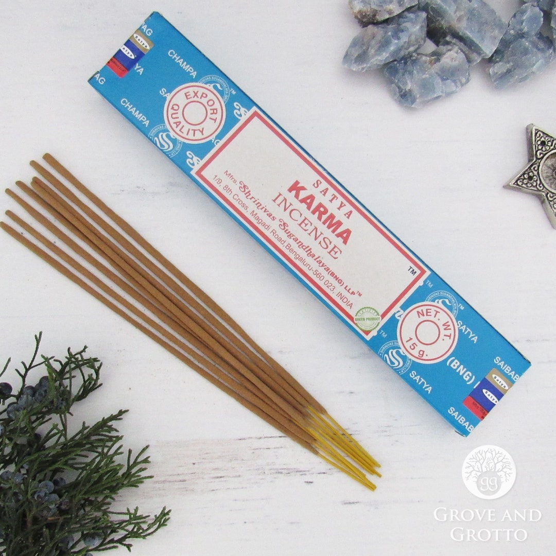 Karma Incense Sticks 15g by Satya - Etsy