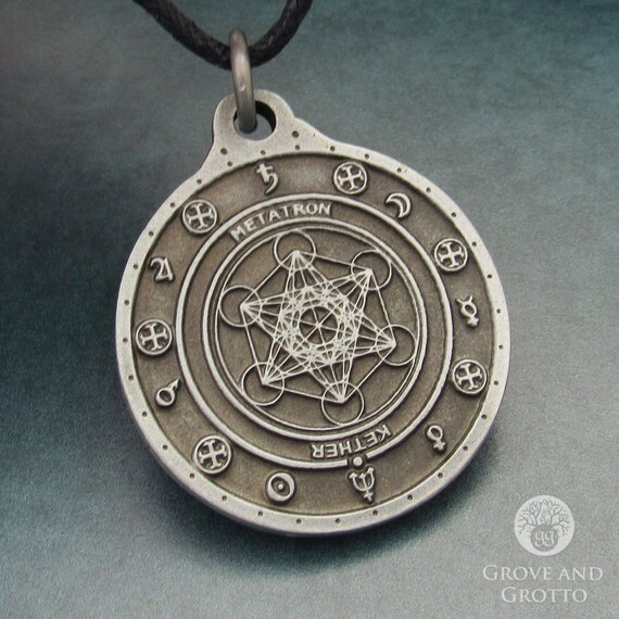 Metatron Archangel Talisman pewter by Charme Et Sortilege - Etsy