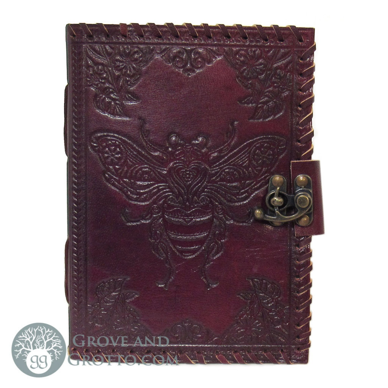 Bee Leather Journal - Etsy