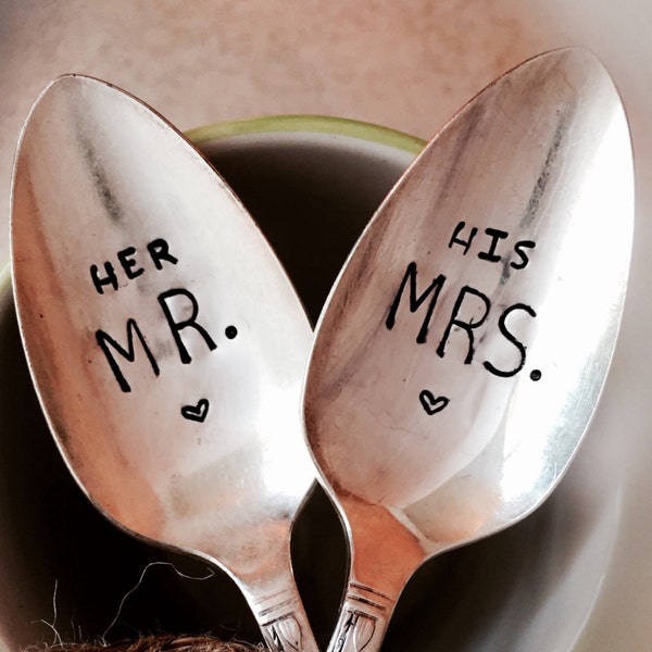 Mr Mrs Spoons - Etsy
