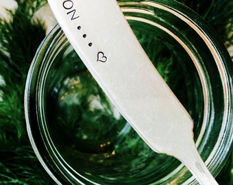 Butter Knife Stamped Butter Spreader Housewarming Gift | Etsy