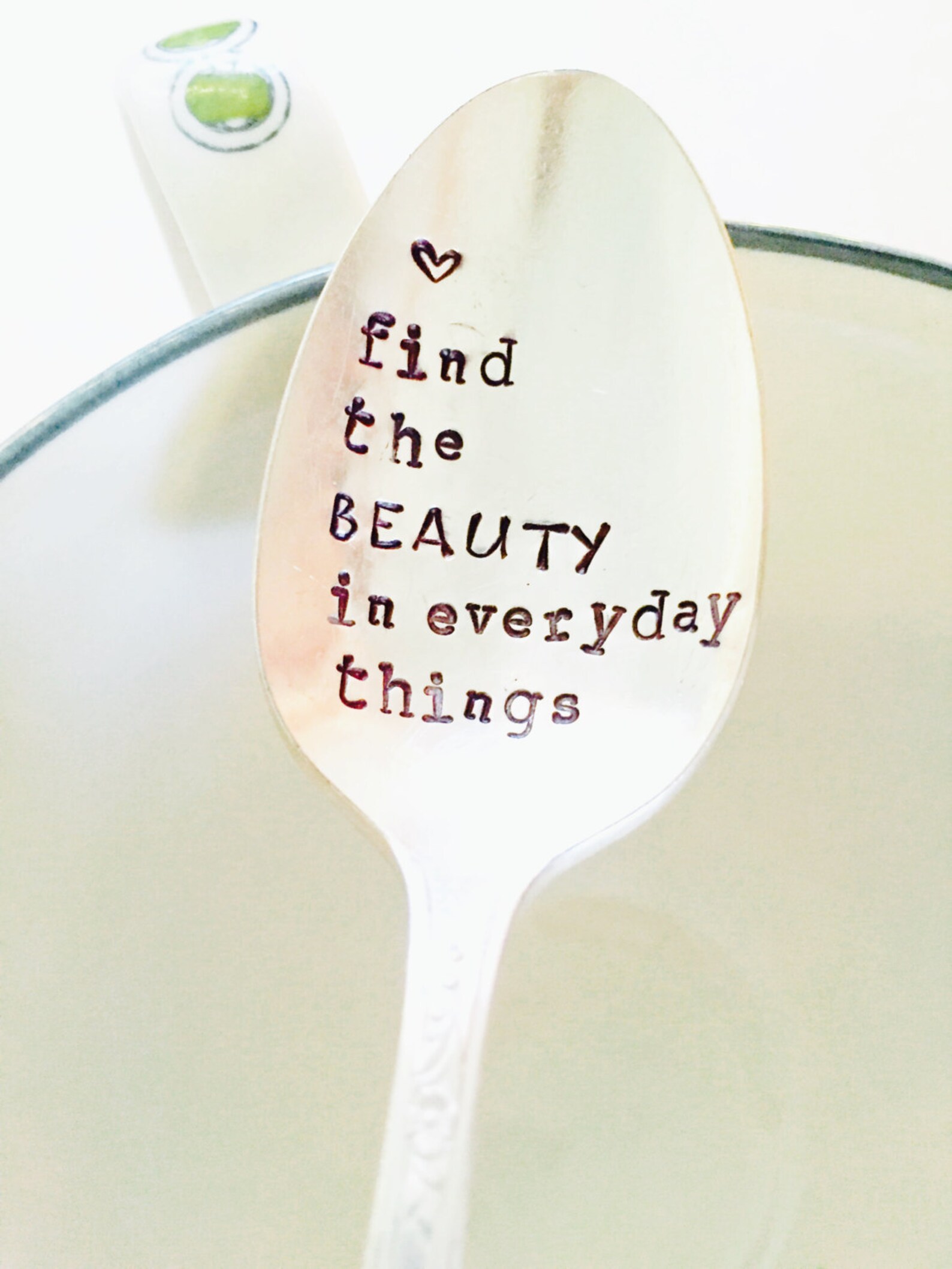 Find the Beauty in Everyday Things Daily Mantra Stamped | Etsy