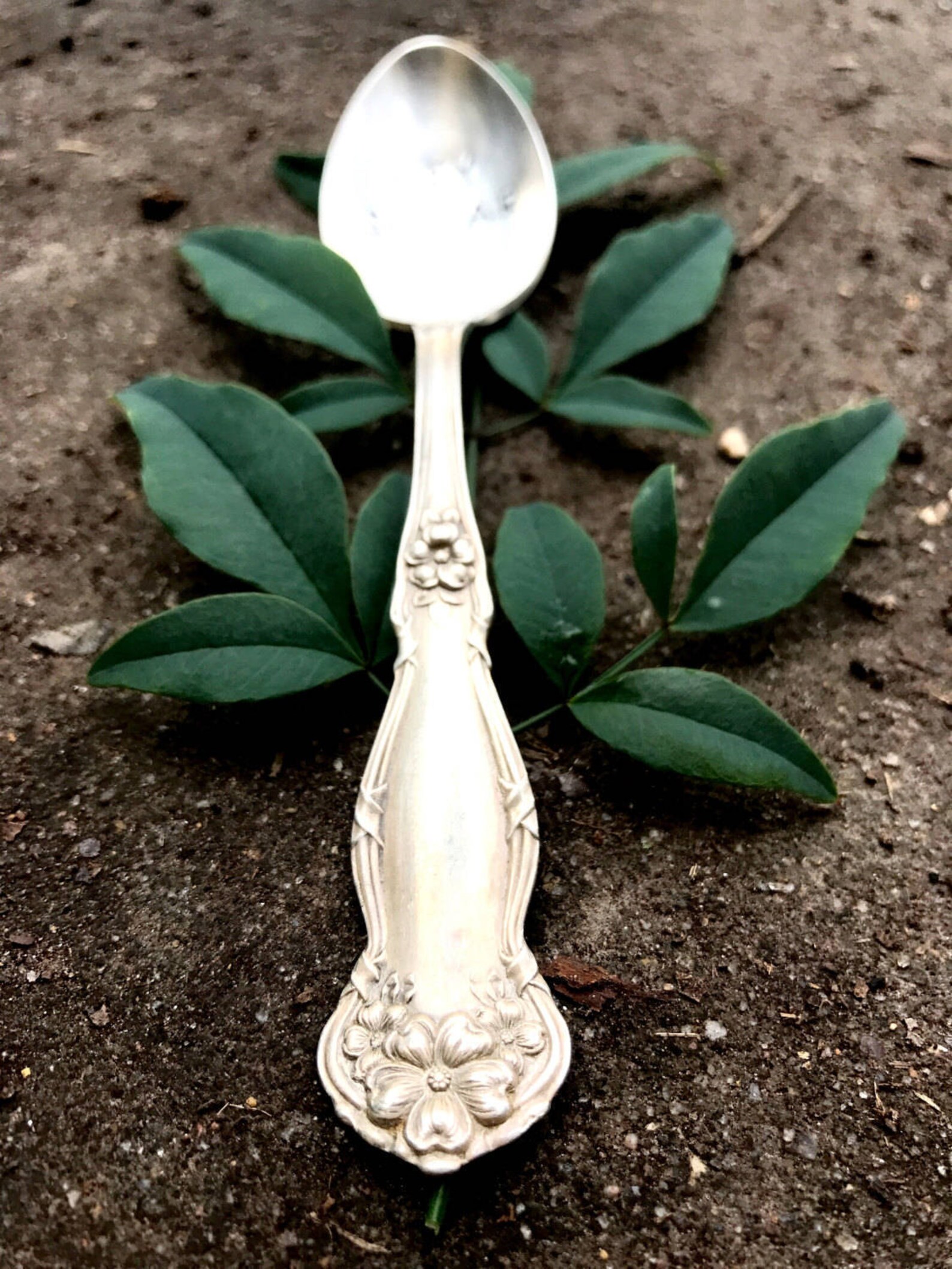 Matcha Spoon Stamped Teaspoon Matcha Latte Silver Spoon - Etsy