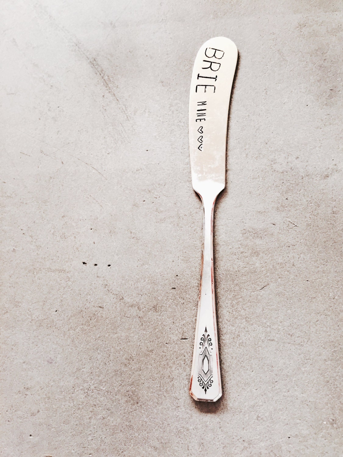 Brie Mine Knife Stamped Butter Spreader Cheese Knife - Etsy