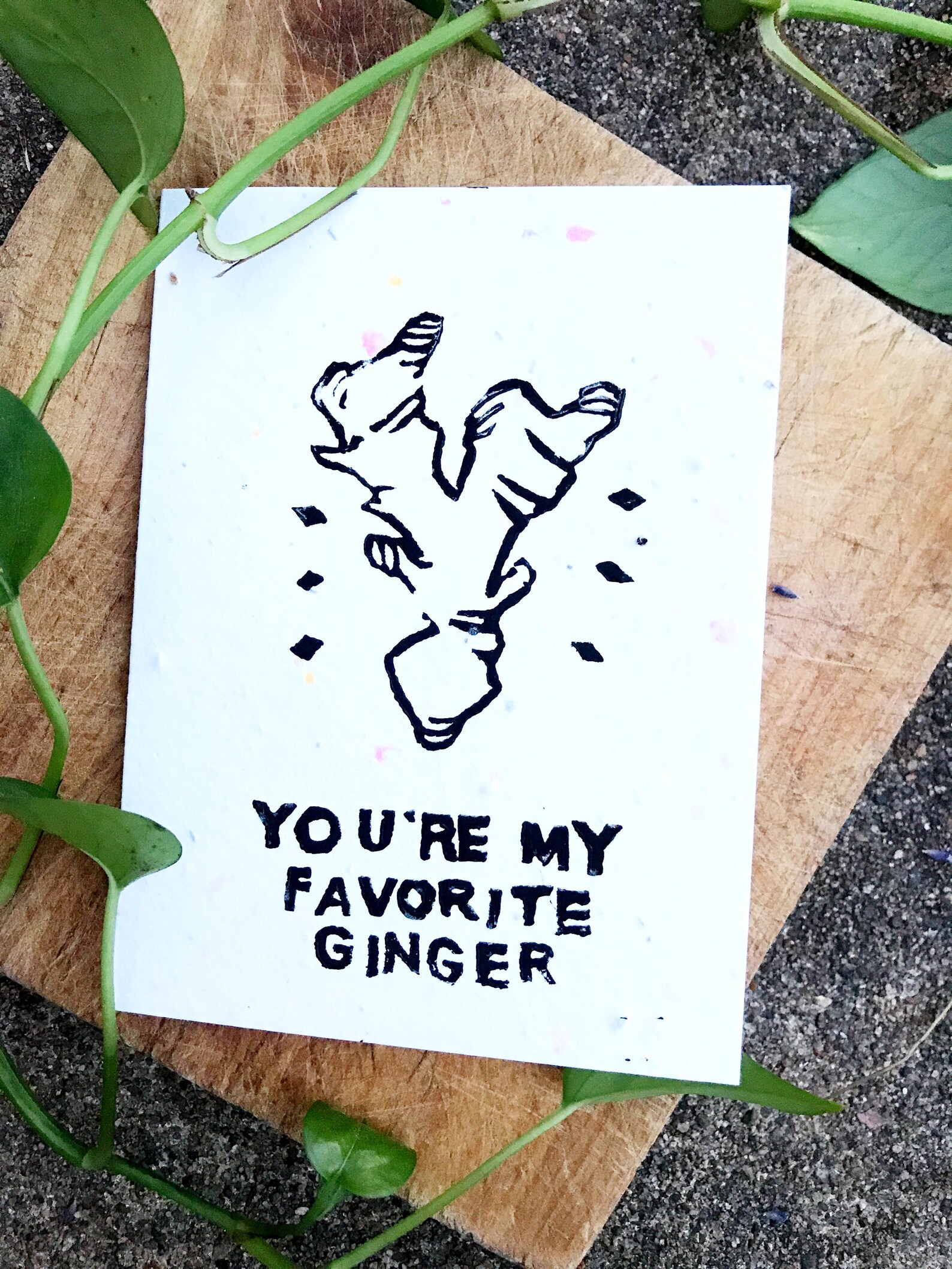 Ginger Card You're My Favorite Ginger Redhead Gift - Etsy