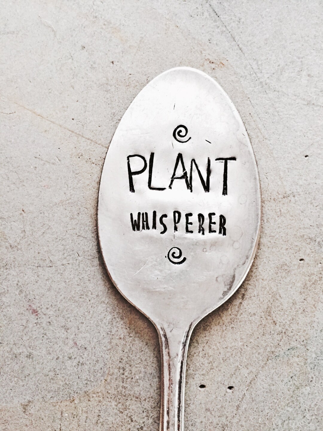 Garden Marker, Gardener Gift, Garden Spoon, Plant Whisperer, Stamped ...
