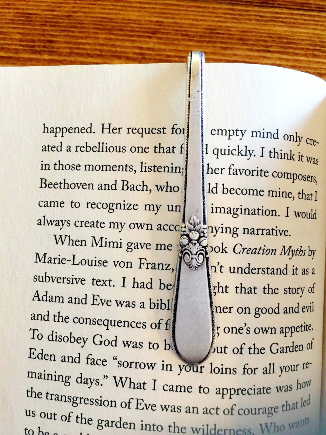 Book Worm Bookmark Vintage Bookmark Stamped Spoon Book | Etsy