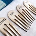 Cheese Forks, Cheese Markers, Stamped Forks, Stamped Silver ...