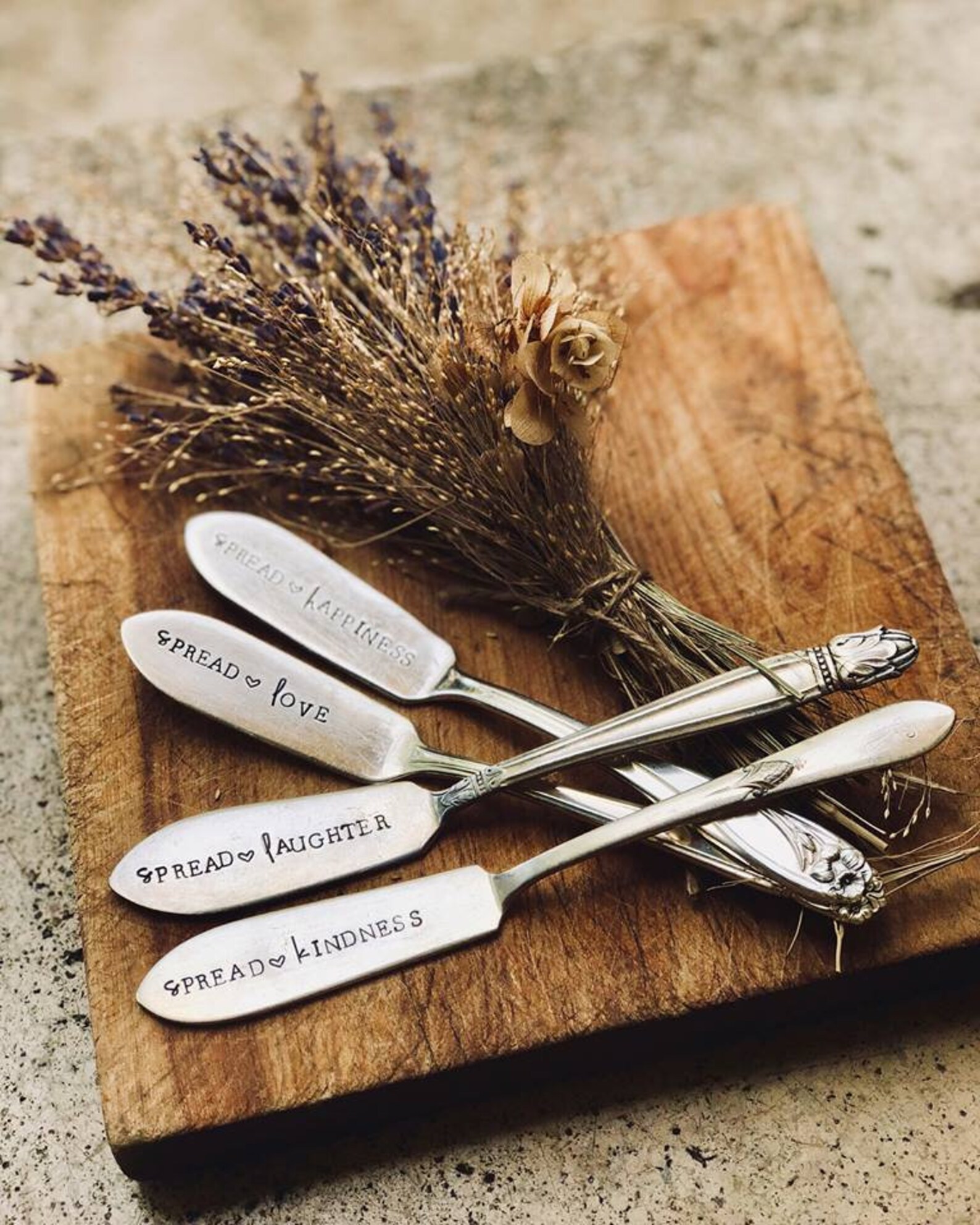 Stamped Butter Knives Butter Knives Stamped Knives Silver - Etsy