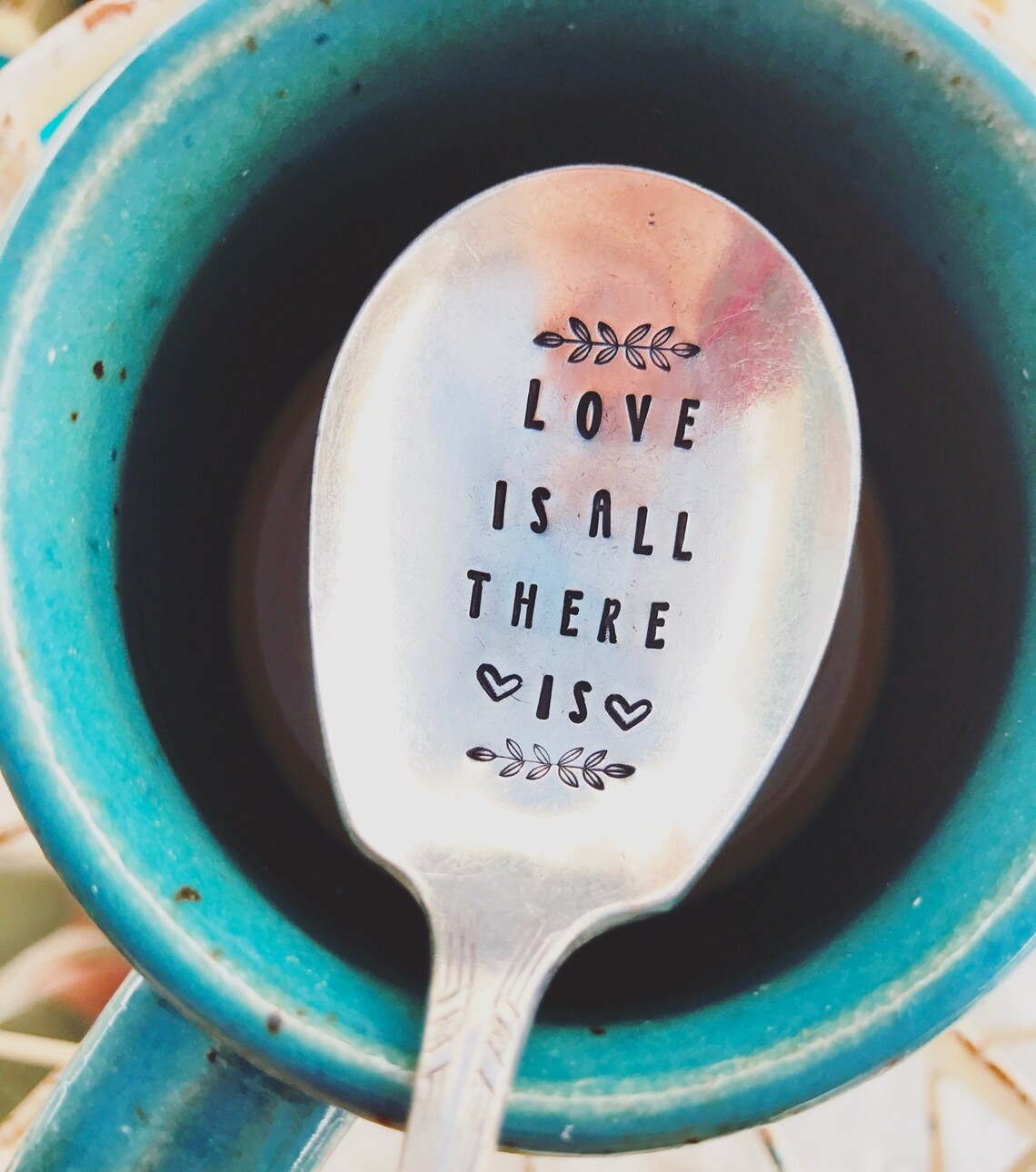 Love is All There is Stamped Spoon Christmas Gift, Love is Stocking ...