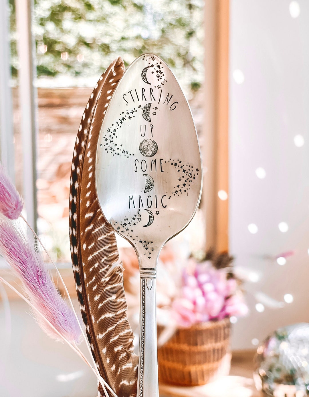 STIRRING UP A Little Magic Serving Spoon - Witch - Halloween ...