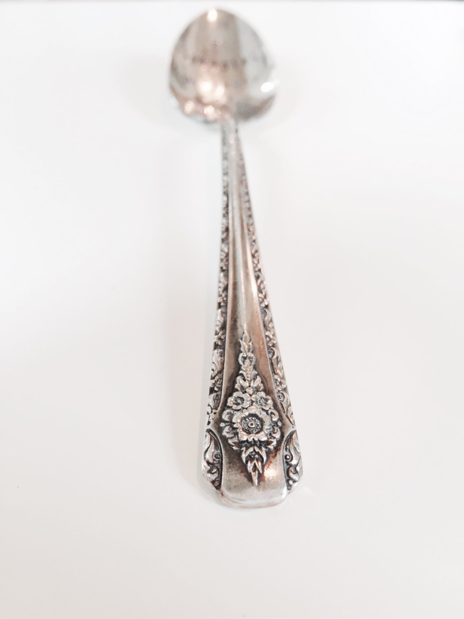 Stamped Silver Spoon, Love Spoon, Gift for Him, Gift for Her, Stamped ...