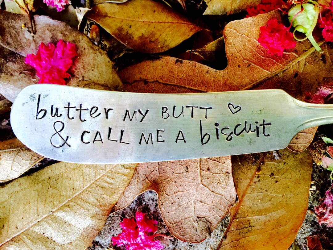 Butter Knife, Stamped Butter Spreader, Housewarming Gift, Unique Gifts ...