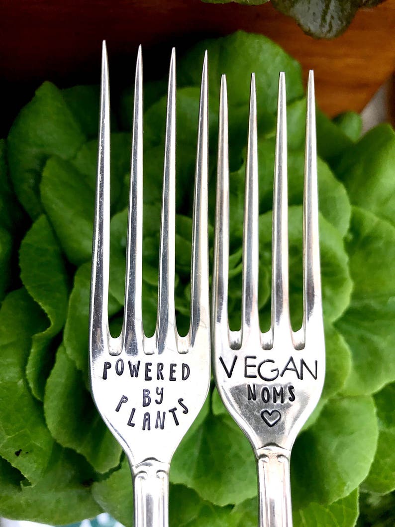 Vegetarian Gift Vegan Gift Powered by Plants Vegan Noms - Etsy