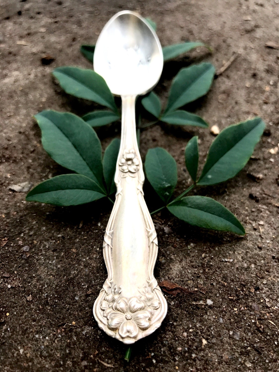 It's Always Tea Time Spoon For Tea Stamped Silver | Etsy