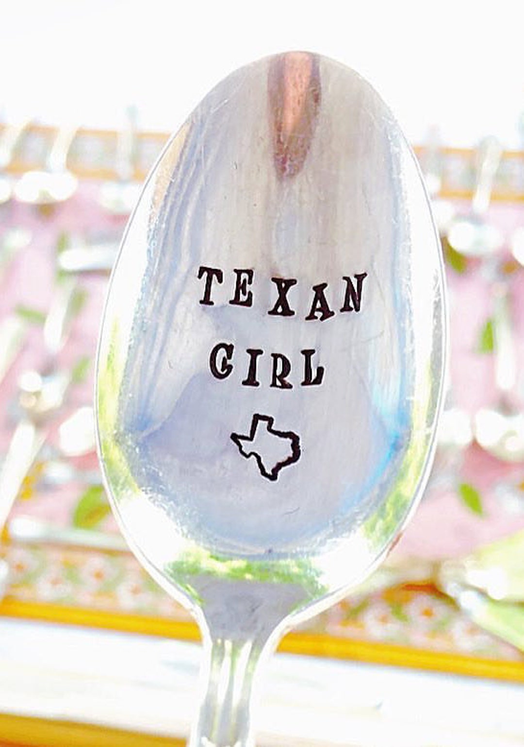 Texan Girl, Stamped Spoon, Christmas Gift, Bestie Gift, Stocking Gift ...