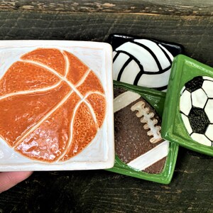 Basketball Tile, Ceramic Tile, Basketball Art, Sports Tile, Sports Art ...