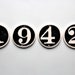 Ceramic House Number Tiles Date Tiles Year Tiles Vintage - Etsy