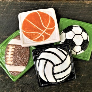 Basketball Tile, Ceramic Tile, Basketball Art, Sports Tile, Sports Art ...