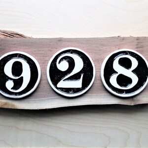 Ceramic House Number Tiles, Date Tiles, Year Tiles, Vintage Style ...