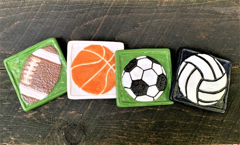Basketball Tile, Ceramic Tile, Basketball Art, Sports Tile, Sports Art ...