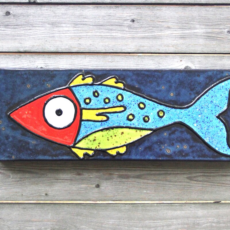 Fish Tile - Etsy