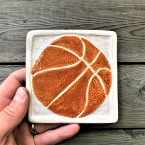 Basketball Tile, Ceramic Tile, Basketball Art, Sports Tile, Sports Art ...