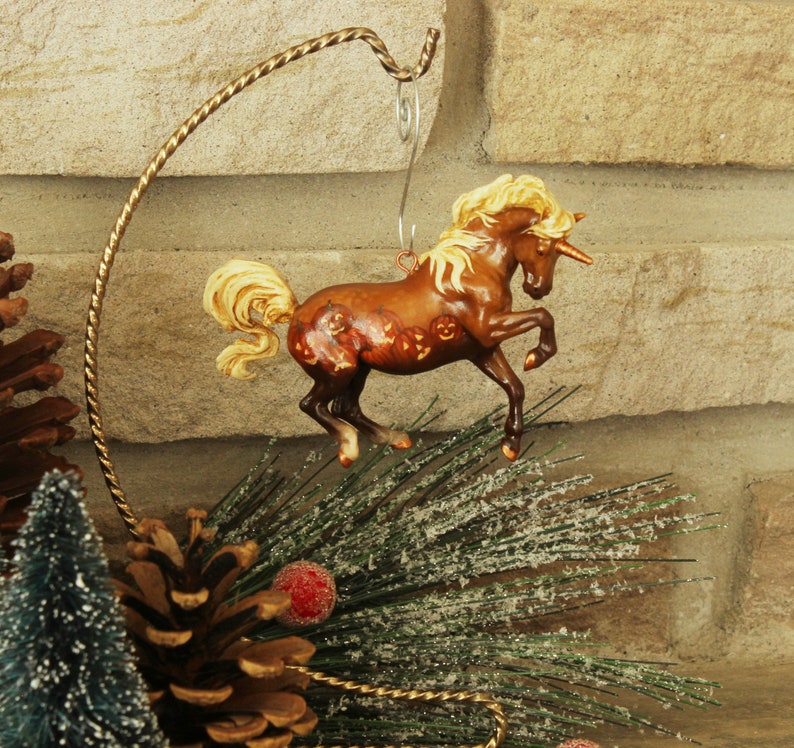 Breyer Repaint Unicorn Christmas Ornamentpalomino - Etsy