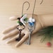 Set of Decorative Keys Christmas Ornaments, Embellished Large Metal ...