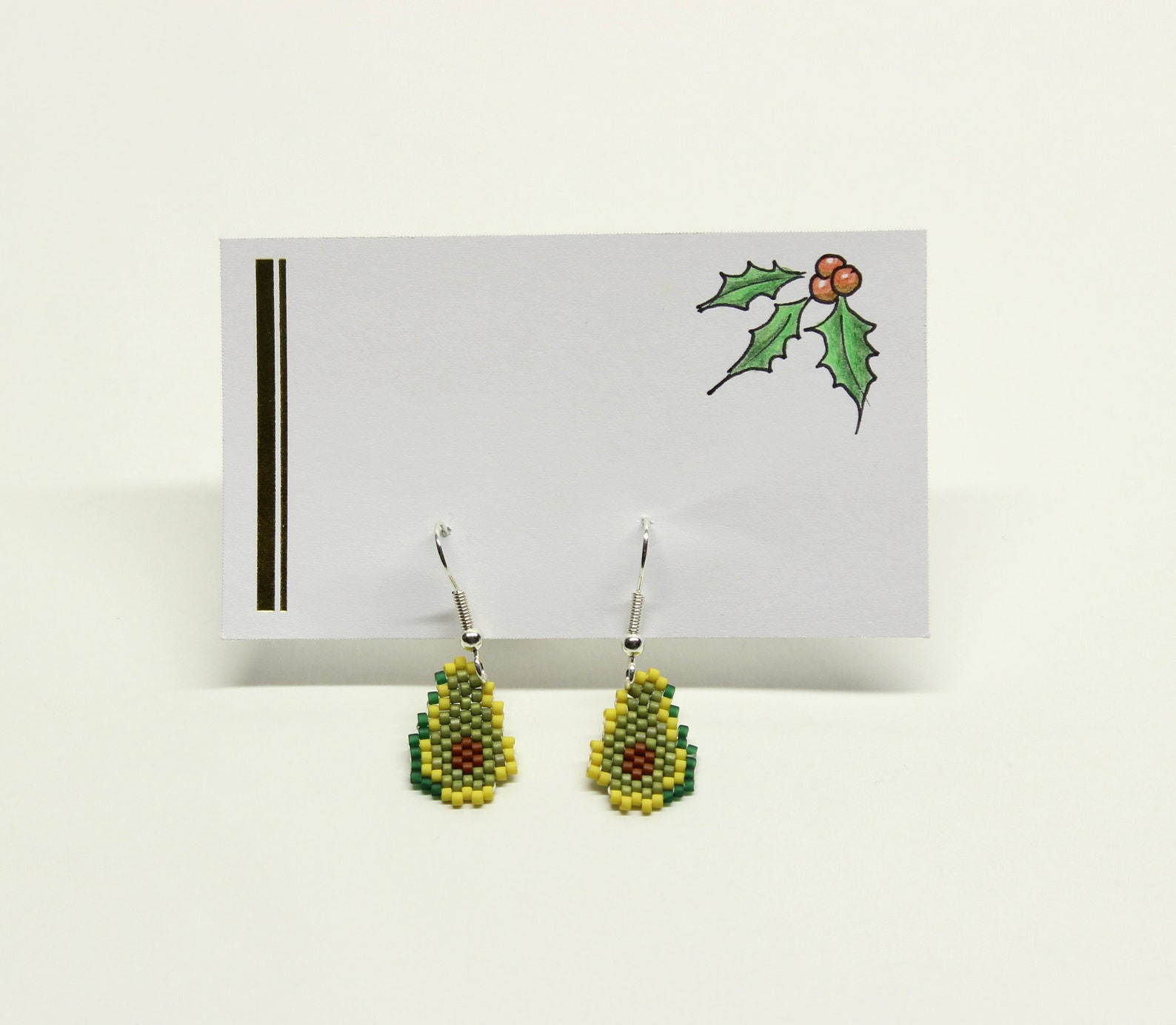 8 Bit Earringsbeaded Earrings Giftfox and Tail - Etsy