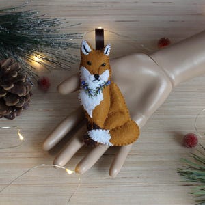 Pattern--fox Felt Ornament Pattern, Fantastic Foxes Ornament Tutorial ...