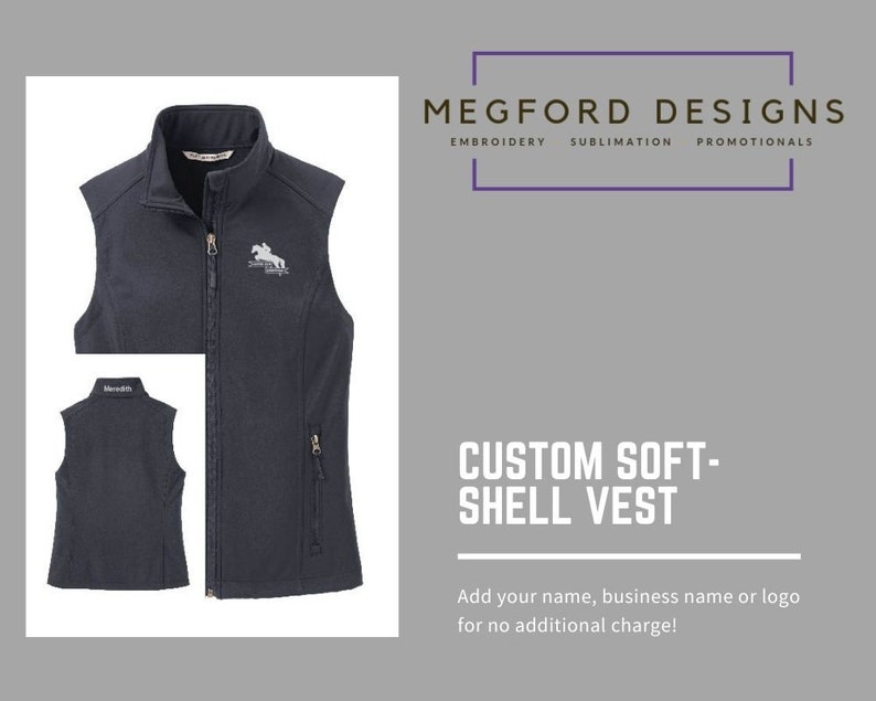 Custom Soft-shell Team Vest - Etsy