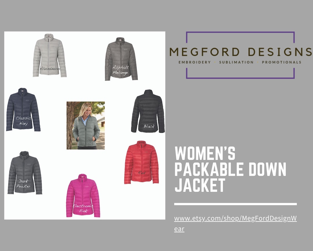 Women's Packable Down Jacket - Etsy