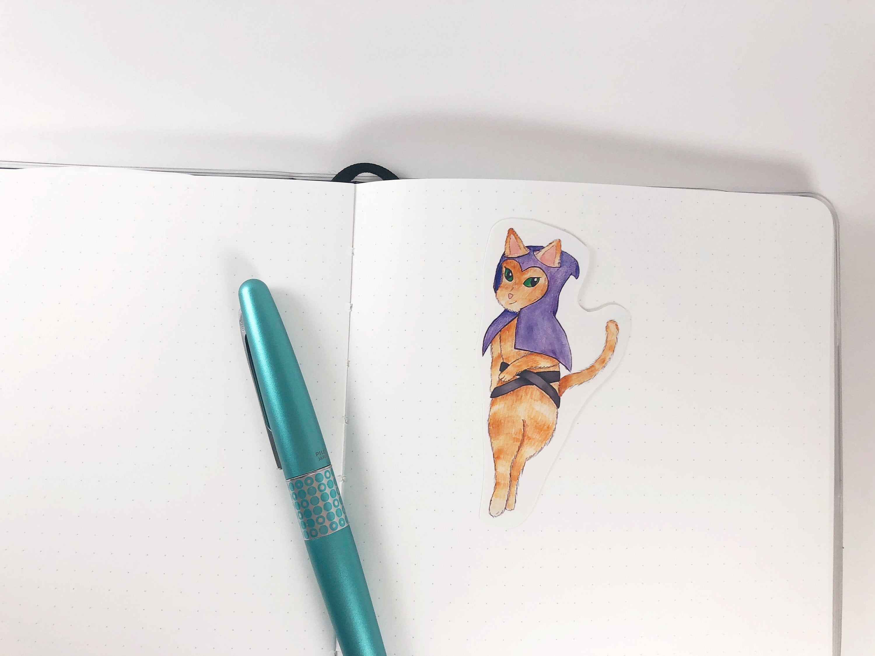 Dungeons and Dragons Cat Rogue Sticker | Etsy